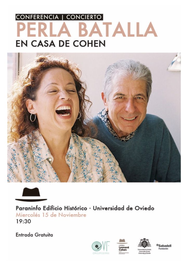 Perla Batalla: En casa de Cohen – Cátedra Leonard Cohen